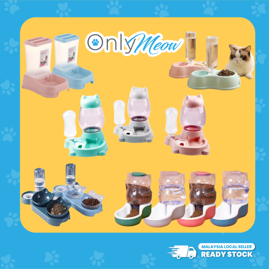 🇲🇾ReadyStock🇲🇾 Cat Bowl Cat Feeder Pet Feeder Bekas Makanan Kucing ...