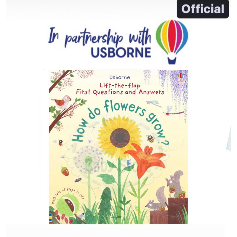 (Original) Usborne How do flowers grow? | Shopee Malaysia
