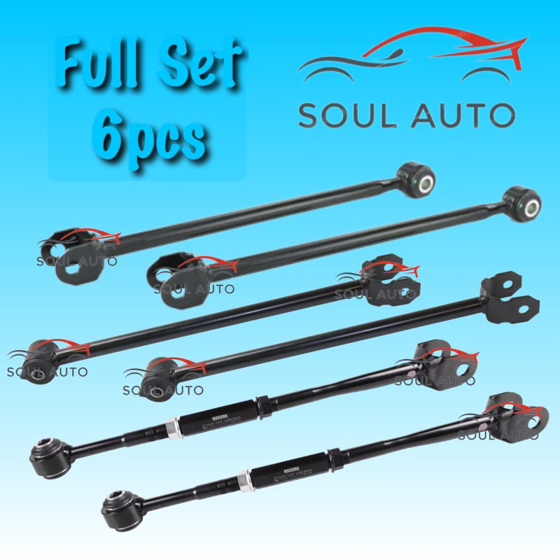 Toyota Camry ACV30 ACV31 (2002-2006 year) Rear Suspension Arm Set 6pcs ...