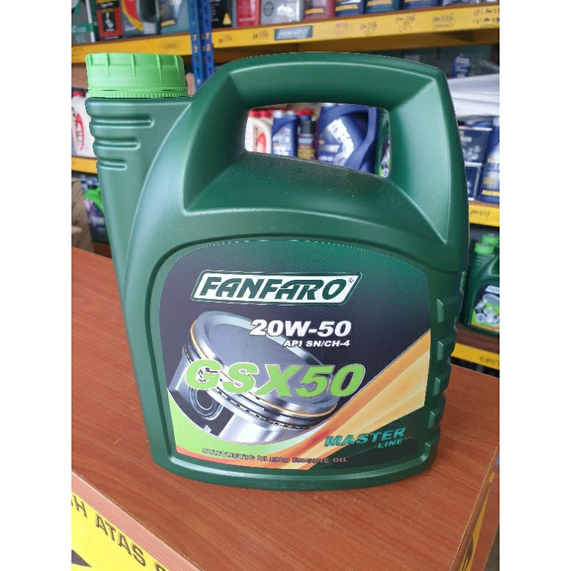 Fanfaro *Offer* 20w50 4liter Synthetic 8000km Engine Oil (MANNOL ...