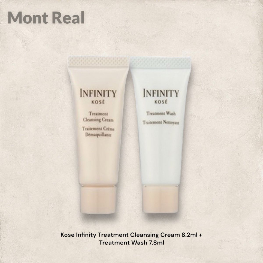 MONT REAL - Kose infinity Treatment Cleansing Cream 8.2ml + Wash 7.8ml | Shopee Malaysia