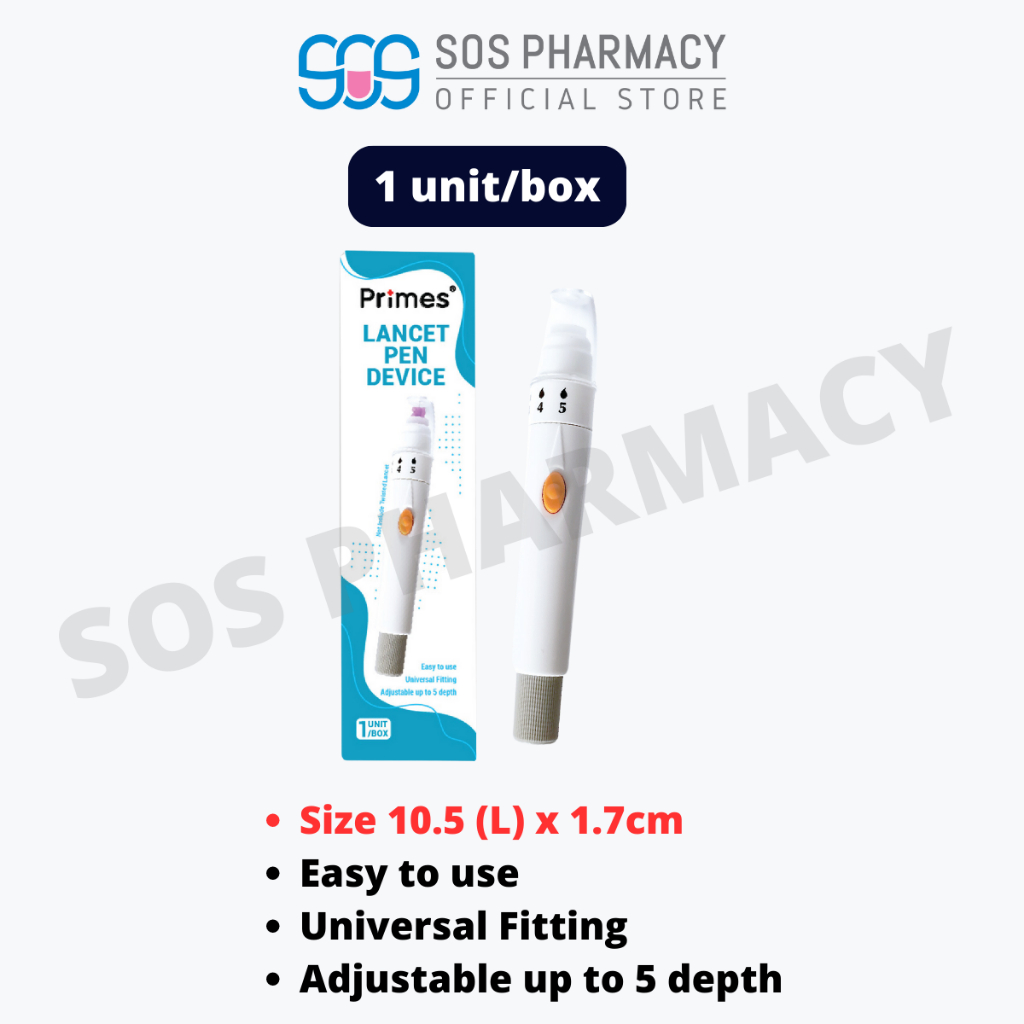 Aros/Primes Lancet Pen Device (1pcs/box) | Shopee Malaysia