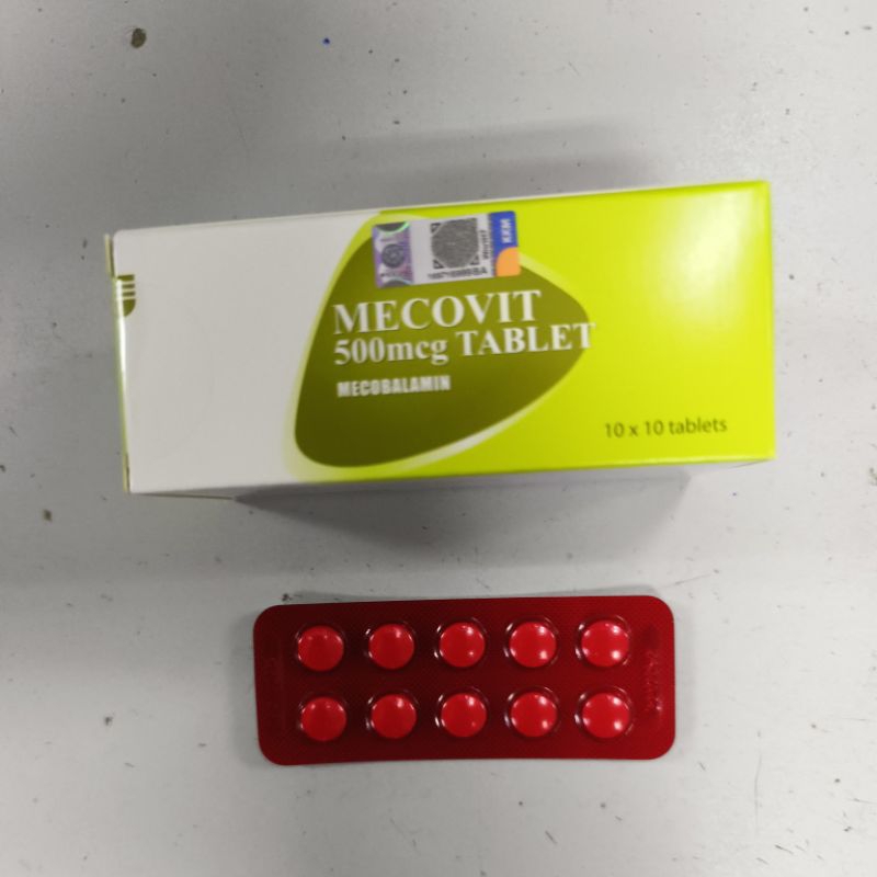 Mecovit 500mcg Tablet Mecobalamin 10strips (100 tablets) (Exp:10/27 ...
