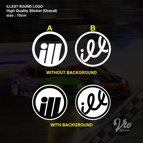 illest Round Logo Sticker / Decal (High Quality Sticker) | Shopee Malaysia