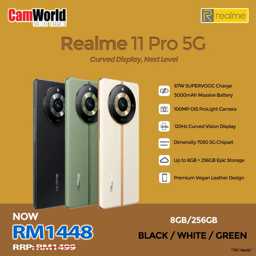 Realme 11pro 5G ( 8GB+256GB ) | Shopee Malaysia