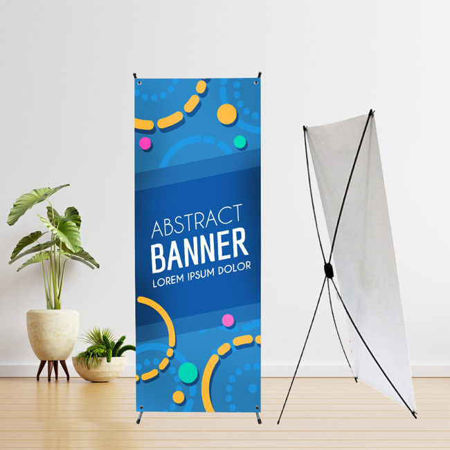 X Stand bunting Gear X Banner Bunting Stand for Advertising 60x180cm ...
