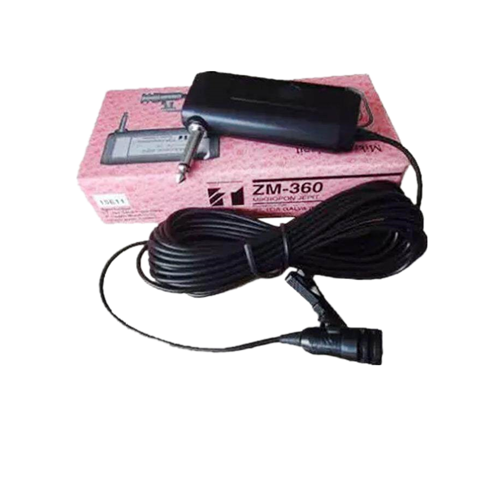 ZM-360Q TOA Tie-Clip Microphone Clip Microphone With 7 Meter Cable ...