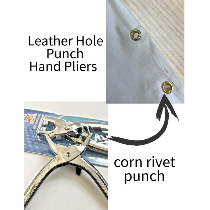 Leather Hole Punch Hand Pliers /Rivets Pliers Puncher Eyelets Grommets ...