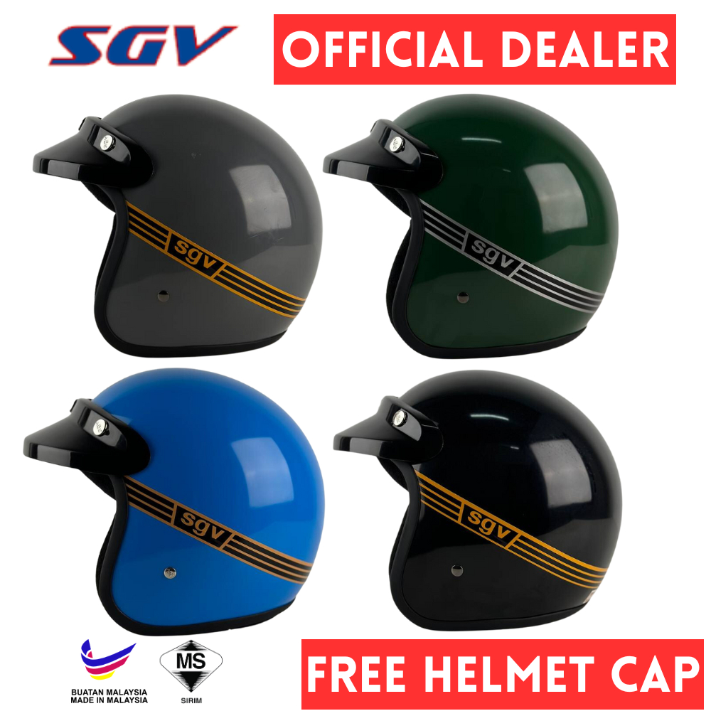 SGV 88 Helmet New 2023 Open Face SGV88 | Shopee Malaysia