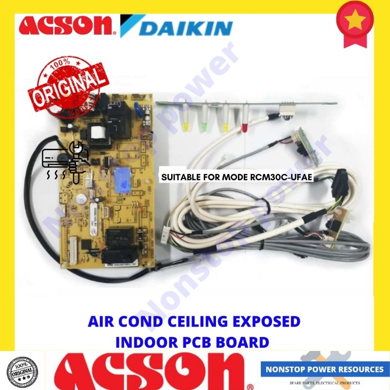 ACSON Original Ceiling Exposed Air Cond PCB Board C/W IR Receiver ...