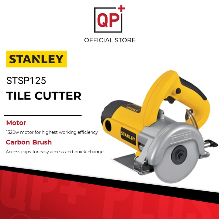 STANLEY HIGH POWER TILE CUTTER STSP125 (MARBLE CUTTER MASONRY BRICK SAW ...