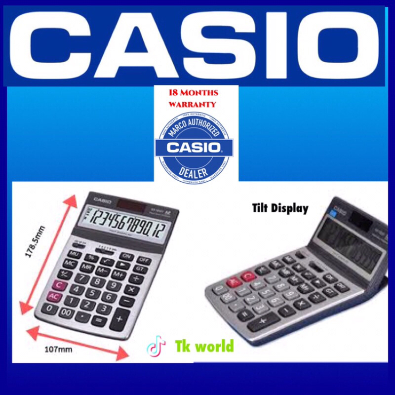 Casio AX-120ST 12digit tilt display desktop | Shopee Malaysia