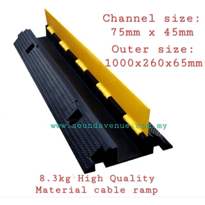 Cable Protector Ramp, Single Channel Cable Hump Rubber. Special ...