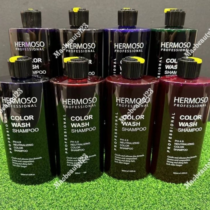 Hermoso Professional Color Wash Shampoo Color Shampoo 500ml | Shopee ...
