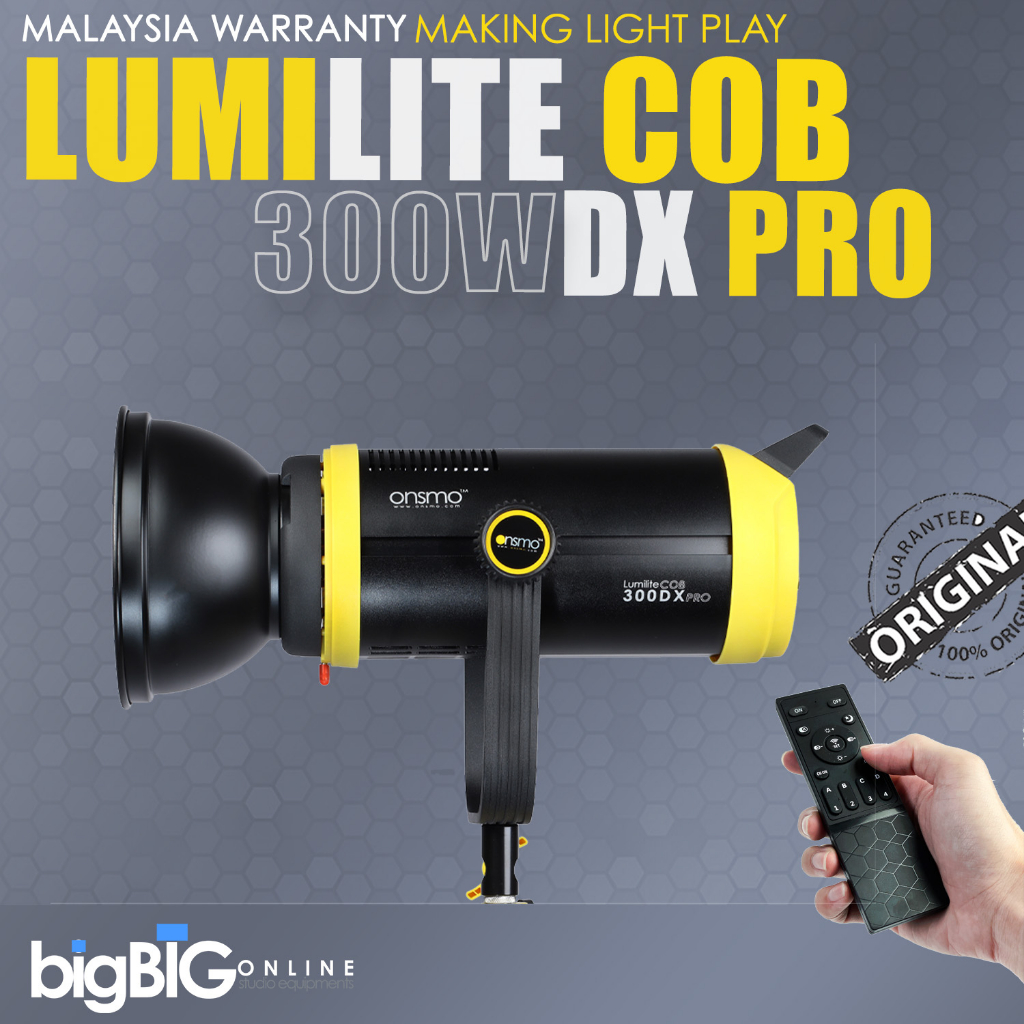 Onsmo Lumilite LED 300DX Pro 300W COB With Bowens Mount (Malaysia Warranty) | Shopee Malaysia