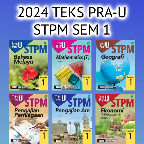 BUKU KERJA / LATIHAN 2024 TEKS PRA-U STPM SEMESTER 1 | Shopee Malaysia