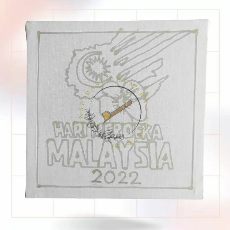 TEMA MERDEKA BATIK PAINTING KIT FRAME KAYU | Shopee Malaysia