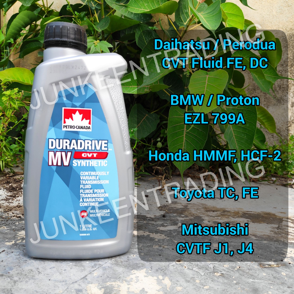 Petro-Canada DuraDrive MV Synthetic CVT Fluid (1L) Perodua FE / Proton EZL799A / Honda HMMF HCF ...