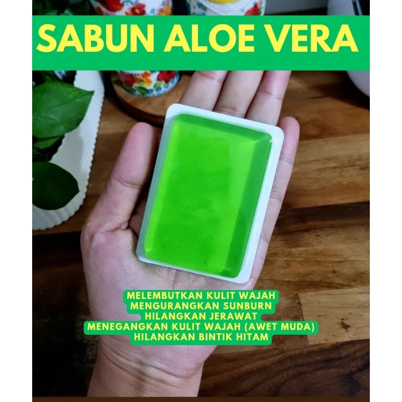 [Ready Stock]🔥SABUN ALOE VERA PEGAGA (HALUS, PUTIH, HILANGKAN SUNBURN ...