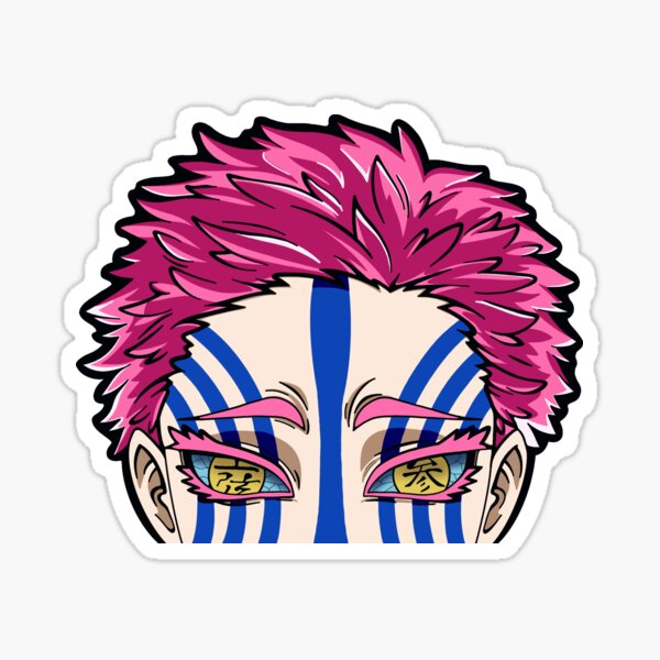 Akaza Demon Slayer Stickers v2 | Shopee Malaysia