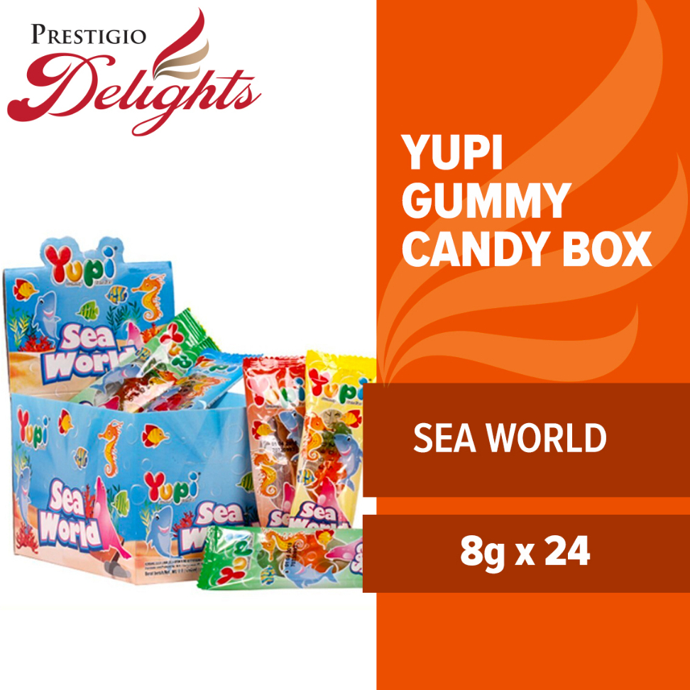 Yupi Sea World Gummy Candy 8g x 24 (1 Outer) | Shopee Malaysia