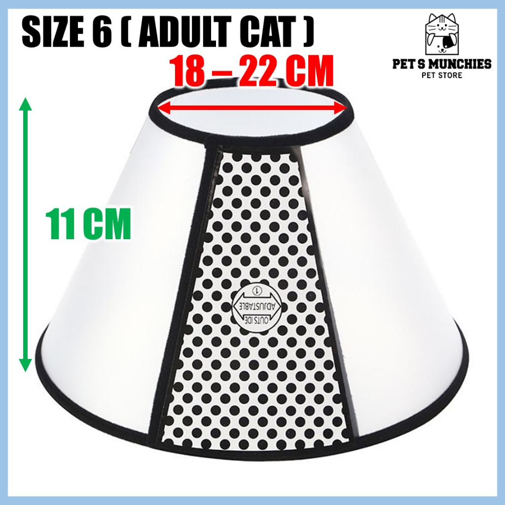 Pet Cone Collar Elizabeth Collar E Collar Kucing Anti Lick Collar Kon ...