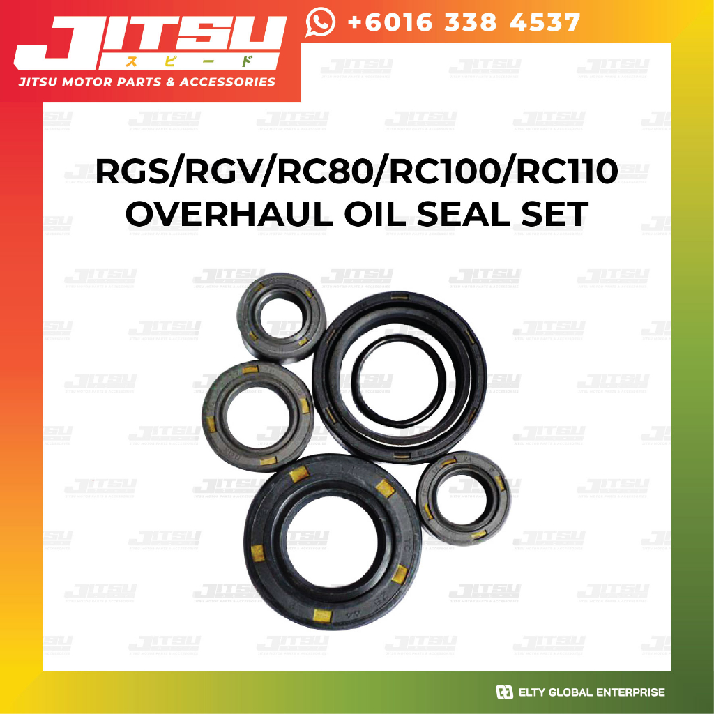 Overhaul Oil Seal Set SUZUKI RGS RGV RC80 RC100 RC110 Over Haul Minyak ...