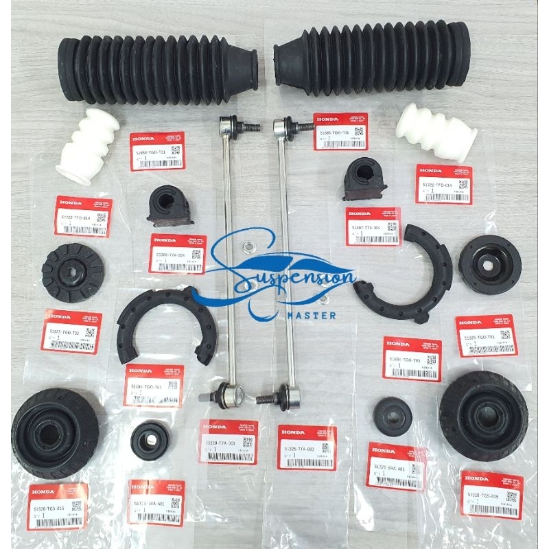 16 IN 1 SET -FRONT ABSORBER LINK/BUSH/COVER/SHAFT BUSH/ABSORBER ...