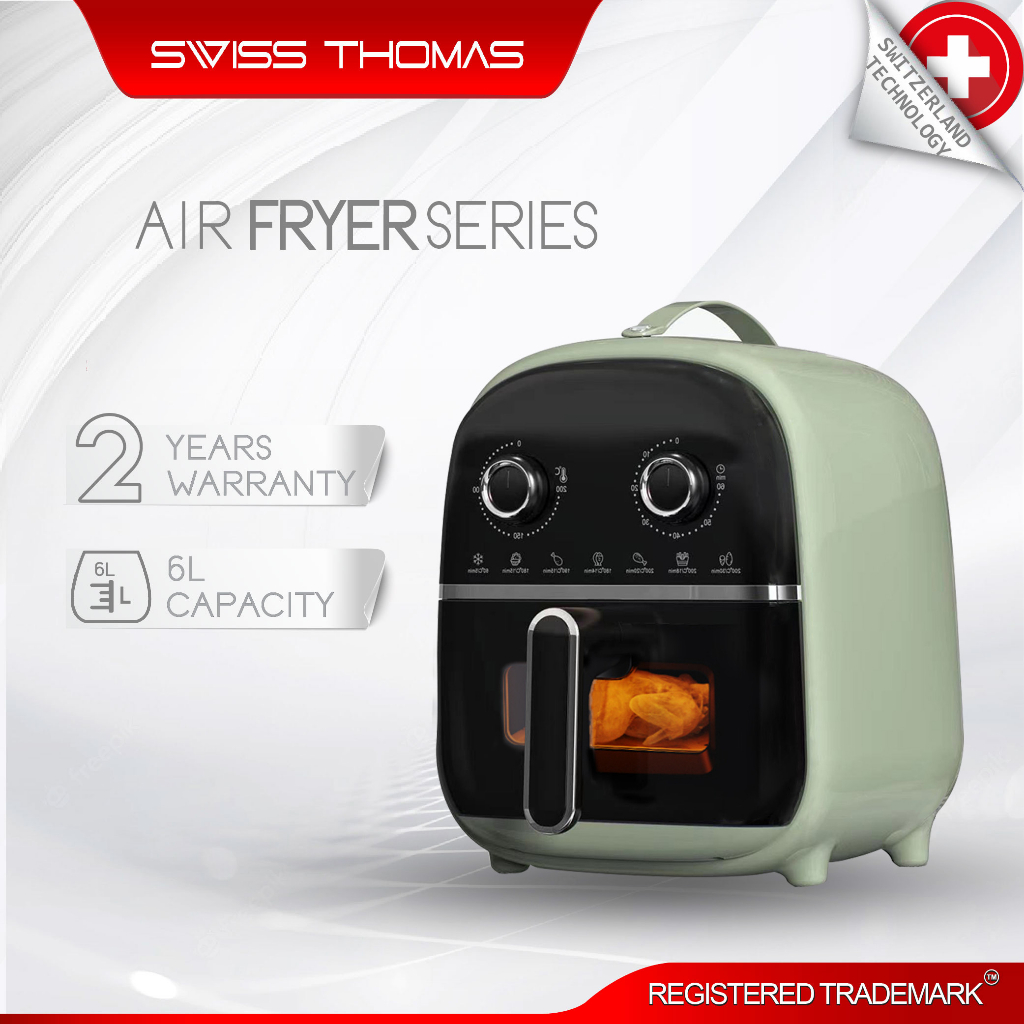 Swiss Thomas Air Fryer Multi-function 6L Large-capacity Air Fried ...