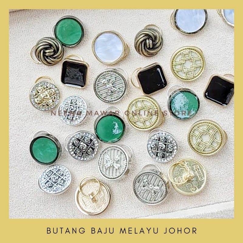 [1PC] Butang Baju Melayu Teluk Belanga Butang Baju Melayu Johor ...