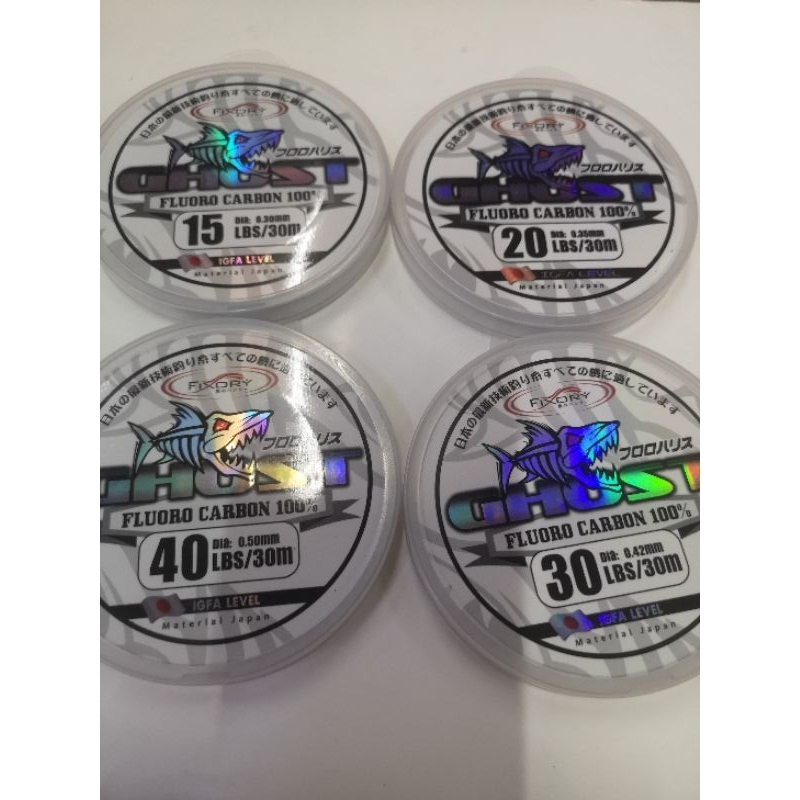 FIXORY GHOST LEADER 100% FLUOROCARBON FOR SHOCK LEADER | Shopee Malaysia