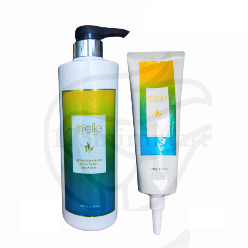 Mielle Professional Seaweed Smart Cleansing Shampoo & Smart Mask ...