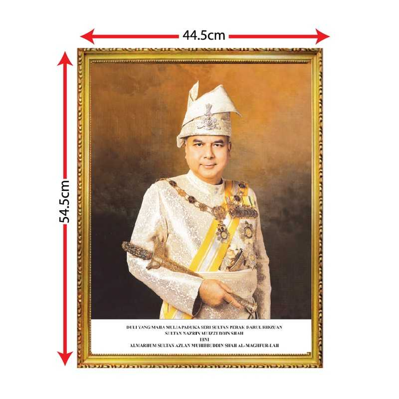Bingkai Potret Sultan Perak | Shopee Malaysia