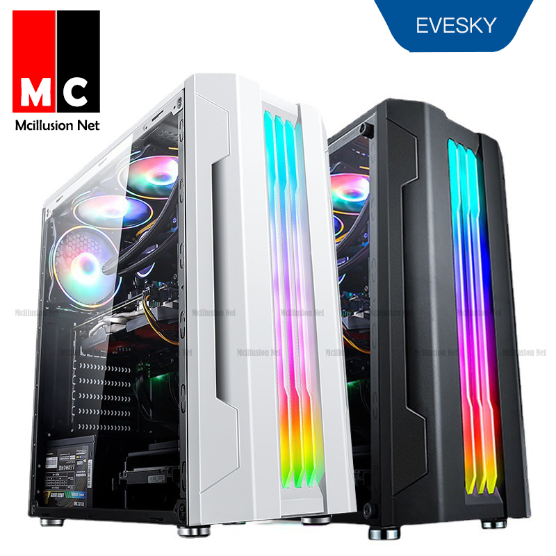 EVESKY CG ATX/M-ATX/ITX Gaming Desktop Casing | Shopee Malaysia