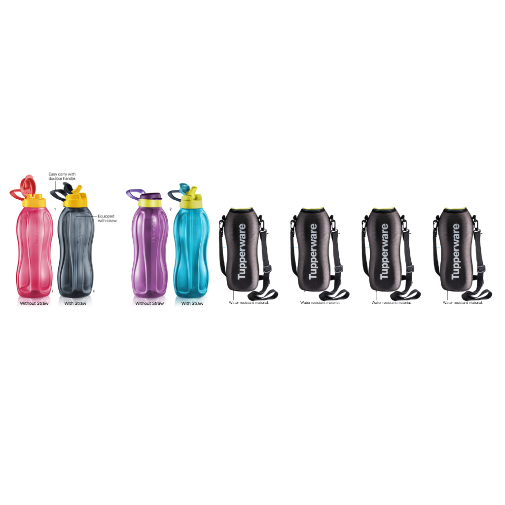 Tupperware Eco Bottle Set 1.5L / Eco bottle 1.5L with Handle / Eco ...