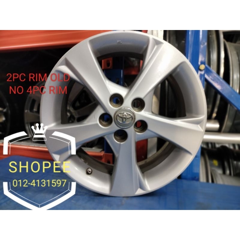 USED SPORT RIM 16 INCH ORIGINAL RM800 4PC TOYOTA ALTIS WISH PRIUS (KENA ...