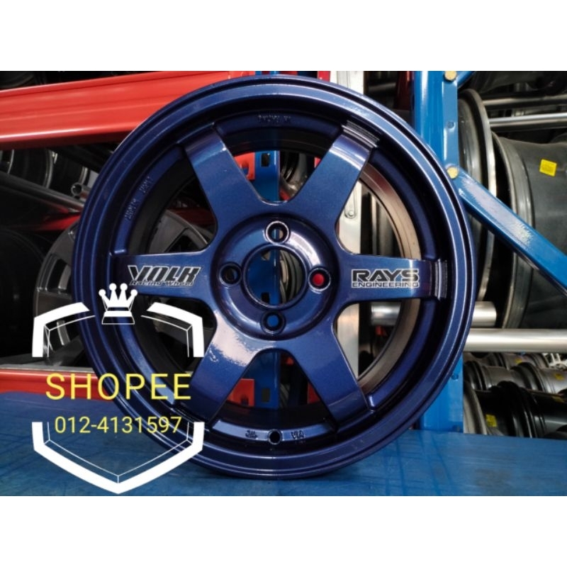 USED SPORT RIM RAYS TE37 RM 540 SET 4PC RIM (KENA BELI 4KALI 1KALI 1 ...