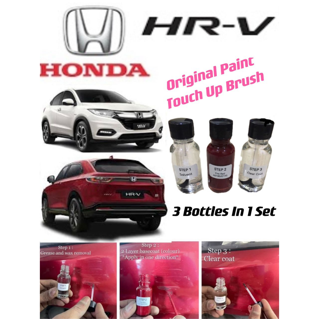 Honda HR-V/HRV Paint Repair Kit Original Colour Touch Up Paint Combo ...