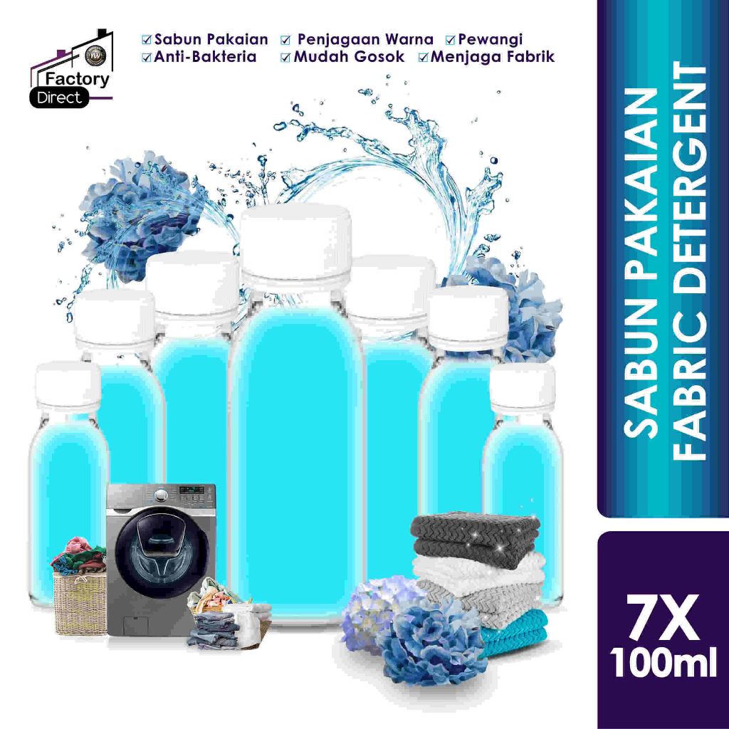 DIRECT HQ ENVEE 🔥 SET Mini 7 Wangian Sabun Pencuci Pakaian All In one ...