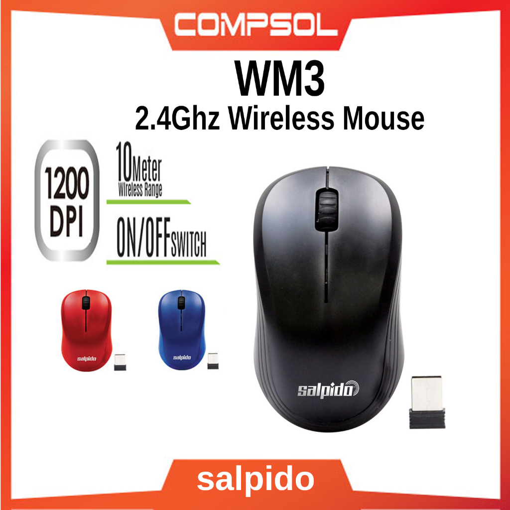 Salpido WM3 2.4Ghz Wireless Mouse | Shopee Malaysia