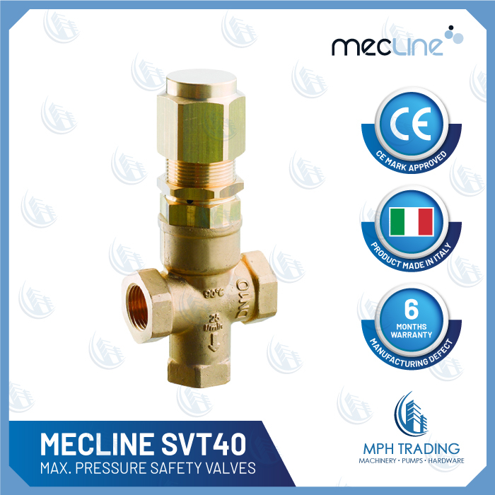 Mecline by Tecomec SVT40 400Bar 5800PSI HPC Maximum Pressure Safety ...