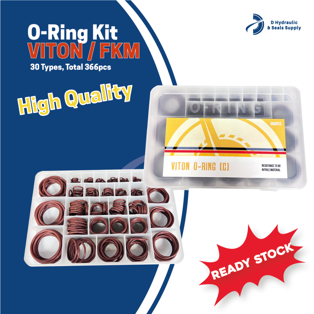VITON FKM O Ring Rubber Kit O Ring Assortment Set 386pcs 382pcs Viton Rubber O Ring Kit O Ring ...