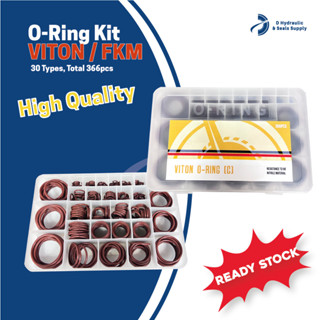 VITON FKM O Ring Rubber Kit O Ring Assortment Set 386pcs 382pcs Viton ...