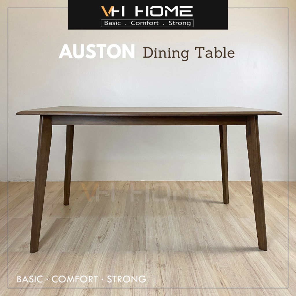 VH MATTIS 5ft Dining Table 150x90cm / AUSTON Table140x80cm Meja Makan ...