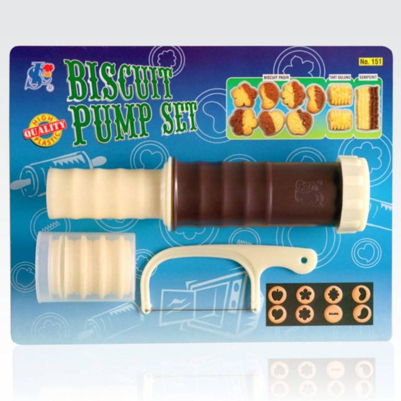 8 in 1 Biscuit Pump Set Plastic Acuan Tart Gulung Biskut Pasir Semperit - (151) | Shopee Malaysia