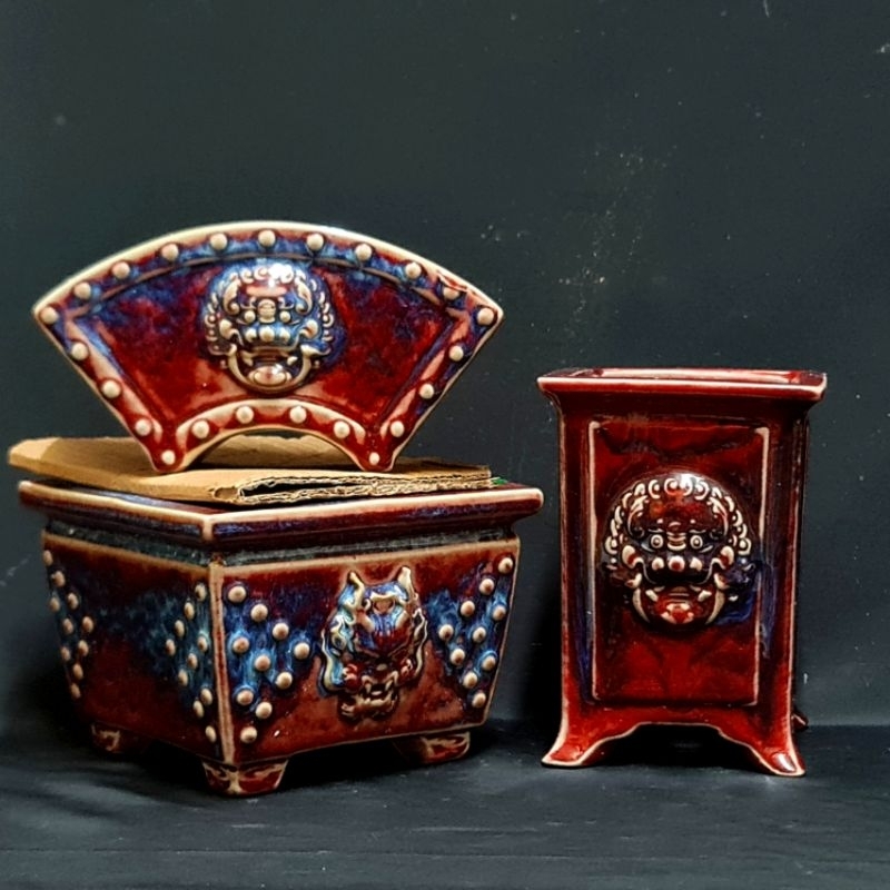 bonsai pot murah pasu bonsai 美丽的花盆 | Shopee Malaysia