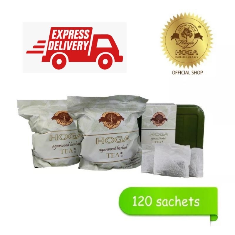 HOGA Gaharu Tea| Agarwood Herbal Tea(120TB)|贺嘉沉香茶|Organic Tea for ...
