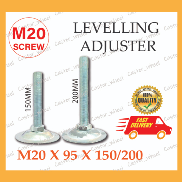 M20 ADJUSTABLE LEVELING STAND STEEL BASE FLOOR MOUNTED /LEVELING MOUNT ...