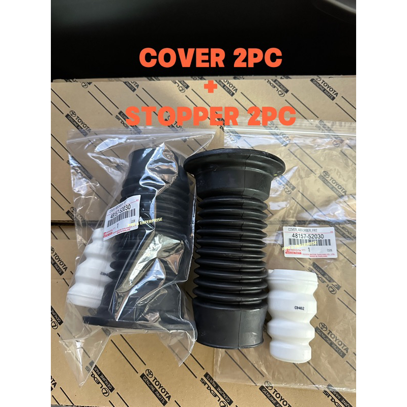 [ORIGINAL THAILAND] VIOS NCP93 FRONT ABSORBER COVER WITH STOPPER BUSH ...