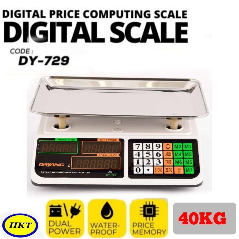 30kg 40kg Digital Weight Scale Price Computing DT580 HKT2086 HKT2067 ...